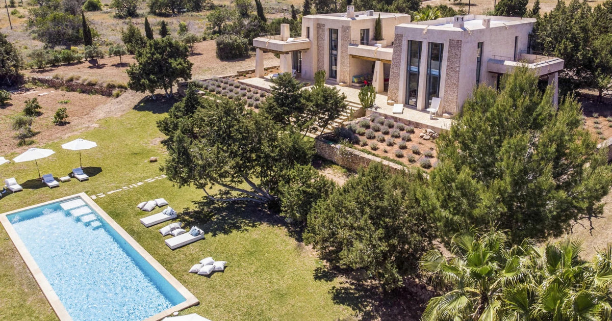 Ibiza Villa mit Pool - Es Cubells - Boho Chic Trend Villa am Meer